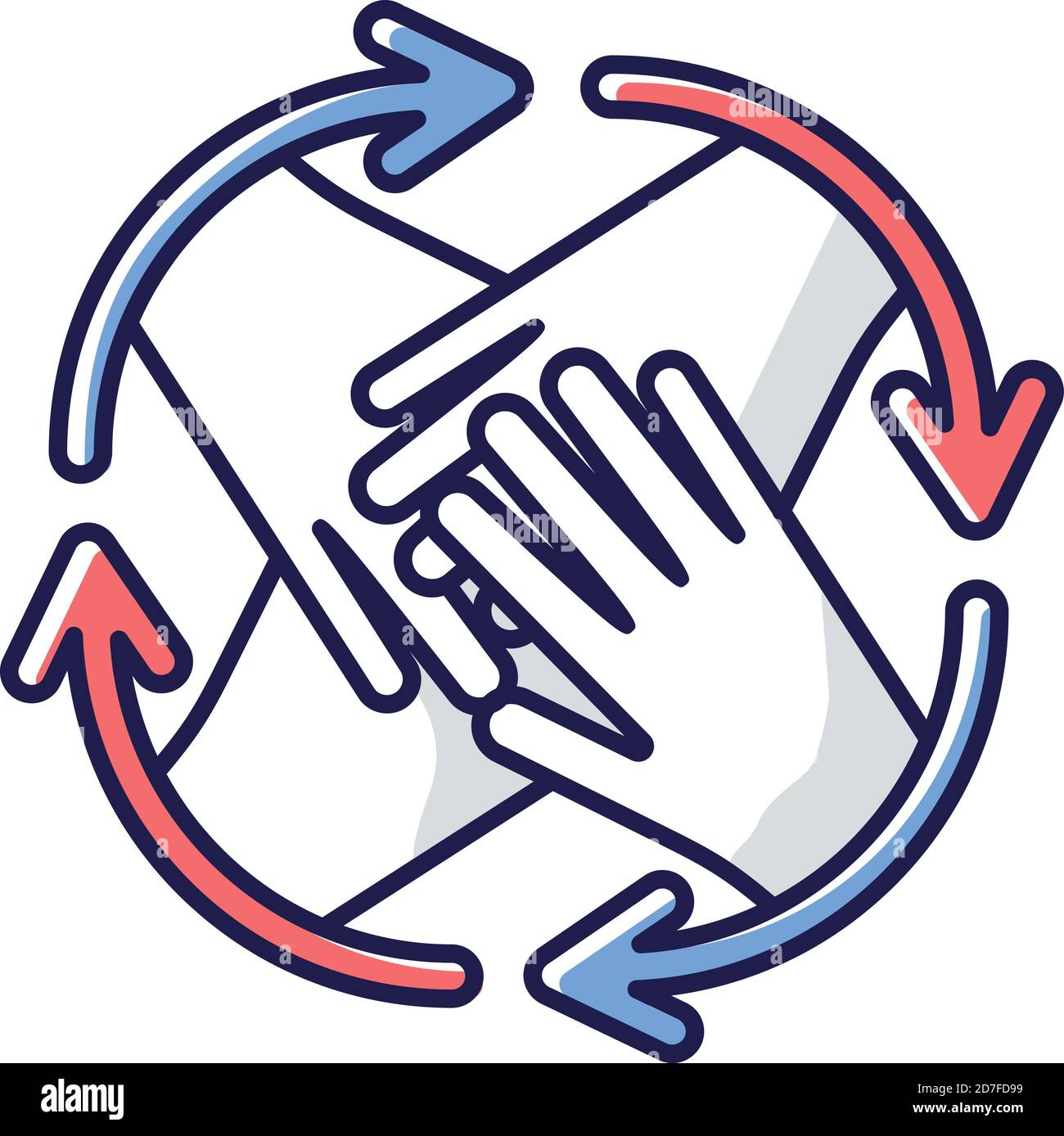 Community involvement RGB color icon Stock Vector Image & Art - Alamy