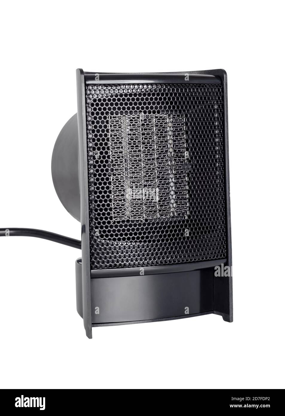 Electric air heater with fan isolated on a white background Stock Photo ...