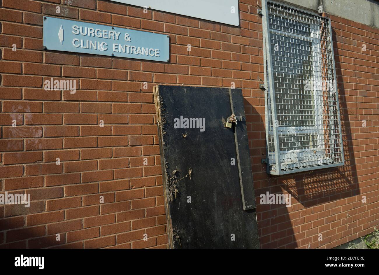 Closed Community Centre in a run-down old social housing buildings to ...