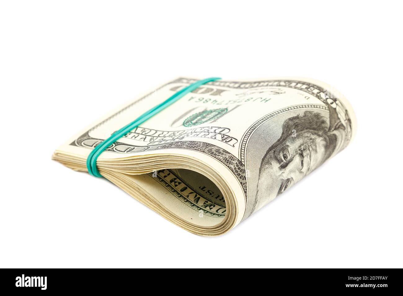 Stack dollar banknotes tied hi-res stock photography and images - Alamy