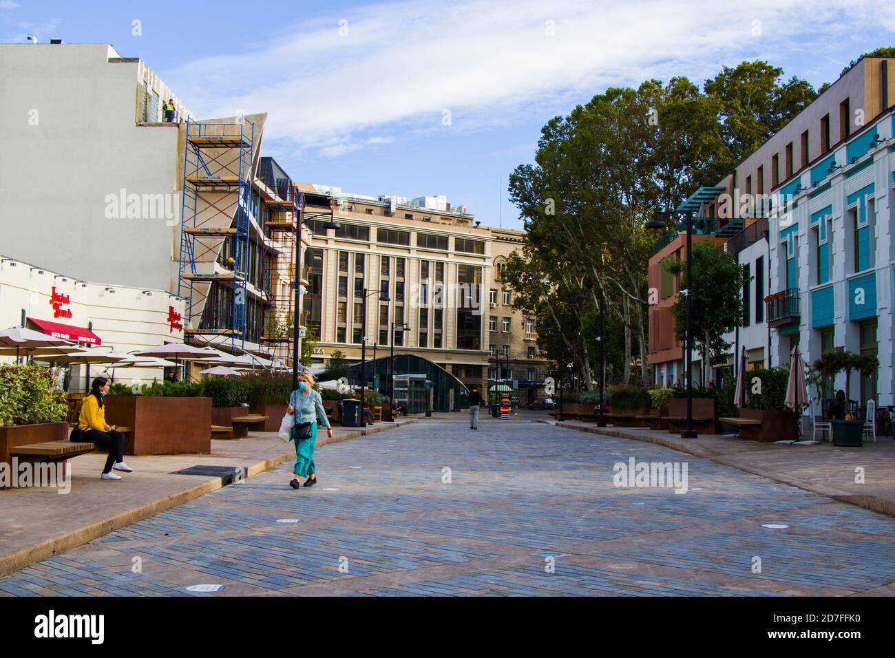 Tbilisi, Georgia - October 22, 2020: Tbilisi city landscape and view ...