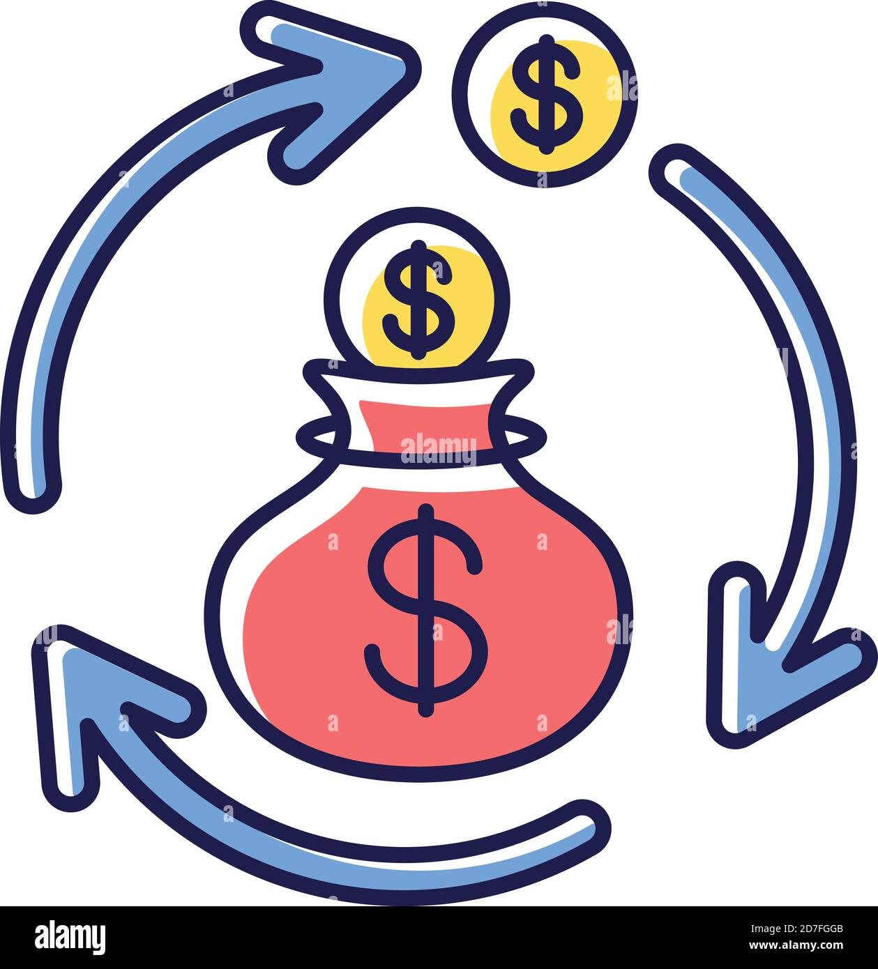Accounting cycle Stock Vector Images - Alamy