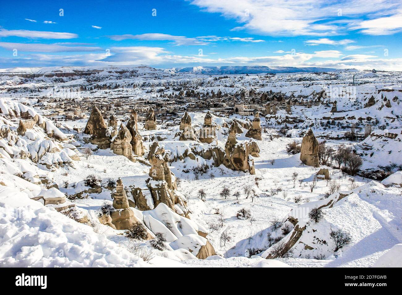 Cappadocia turkey snow goreme hi-res stock photography and images - Alamy