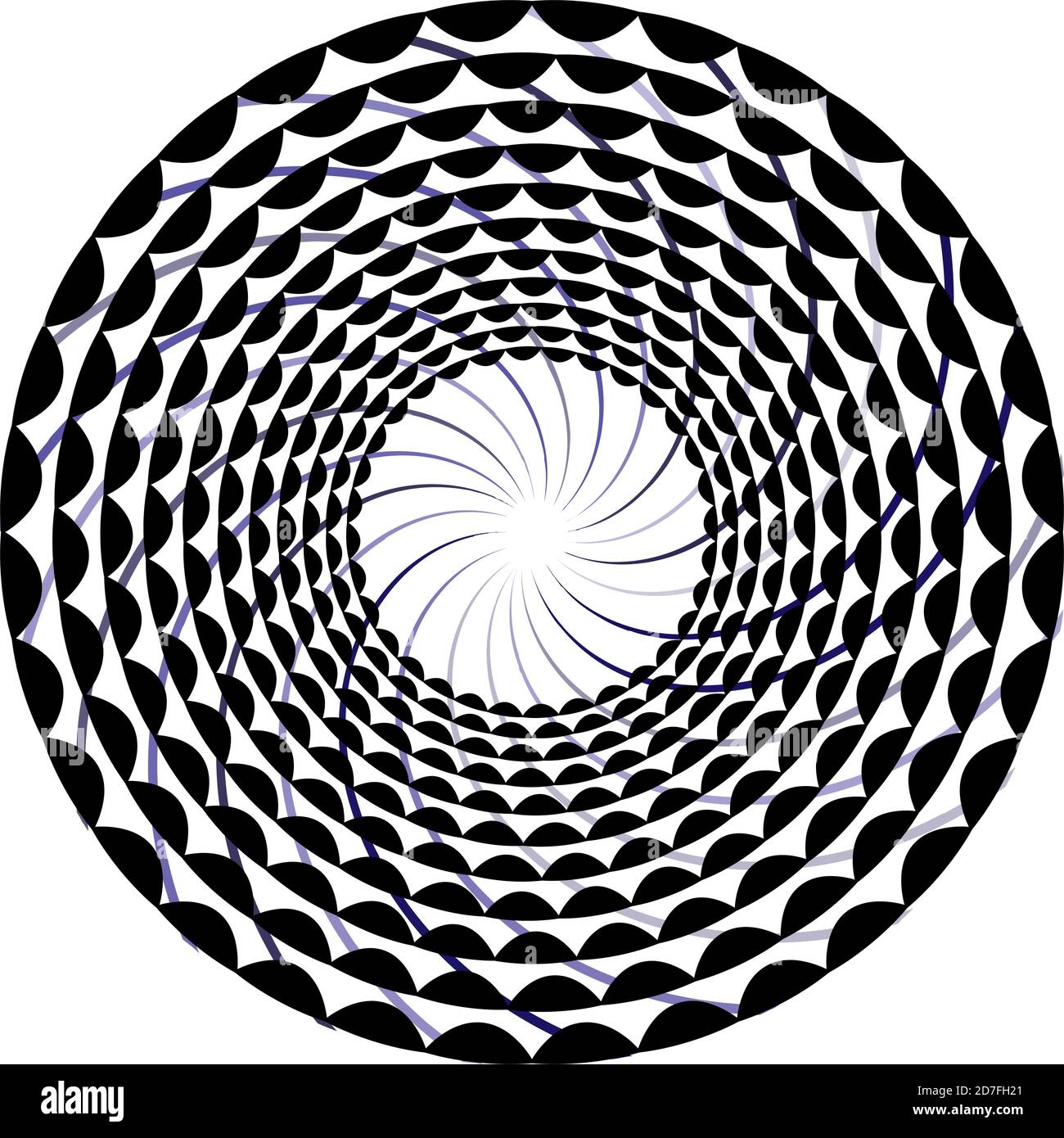 Overlaying abstract Spiral, Swirl, Twirl vector. Volute, helix ...