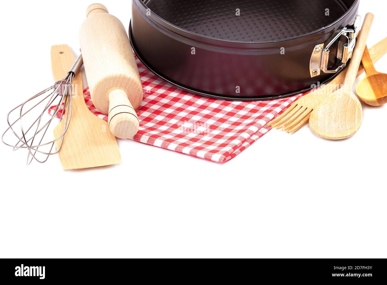 Baking dish isolated on white background. Baking supplies Stock Photo ...