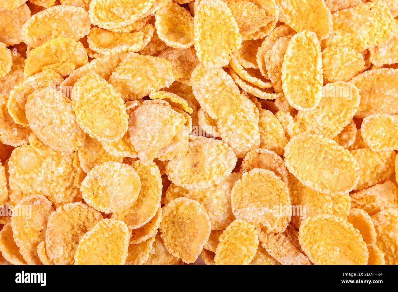 Corn flakes isolated on a white background Stock Photo - Alamy