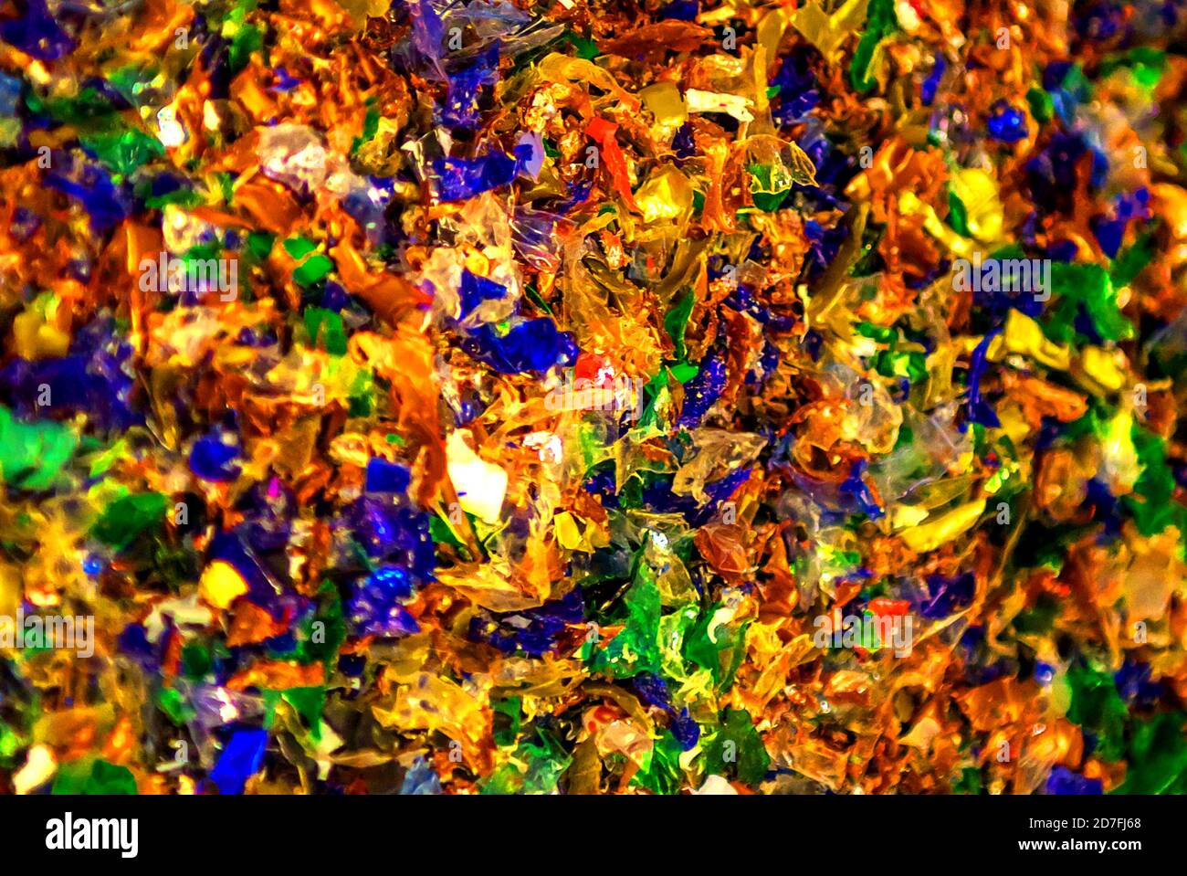 plastic multi-colored garbage background Stock Photo - Alamy