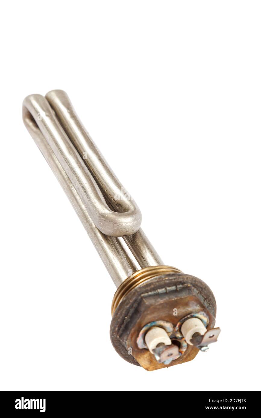 Electric heating element isolated on a white background Stock Photo - Alamy