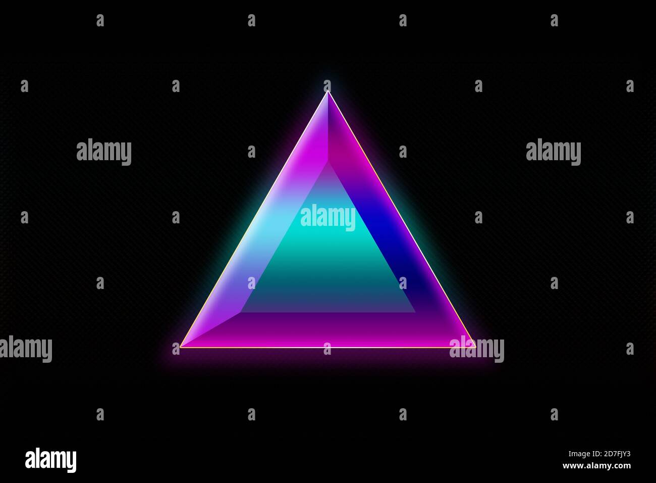 An abstract 3d triangle shape background image Stock Photo - Alamy