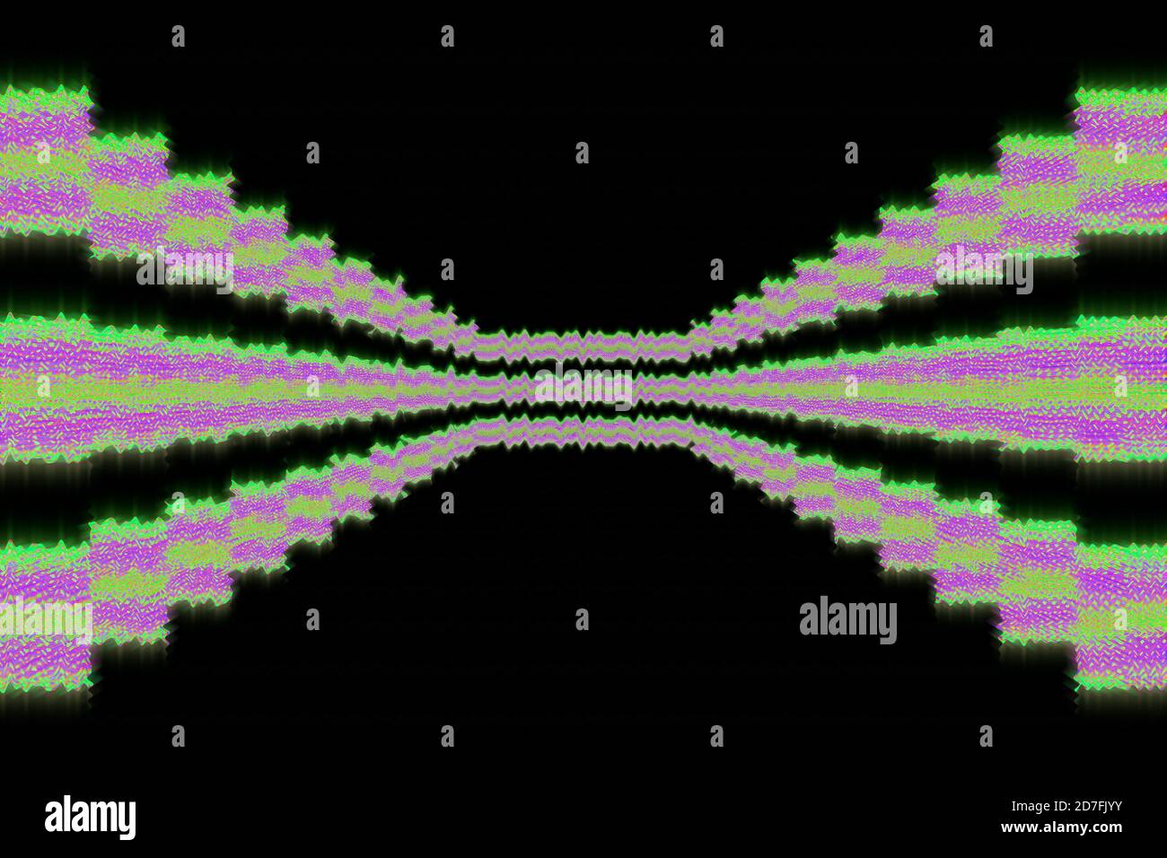 An abstract multicolored wavy neon background image Stock Photo - Alamy