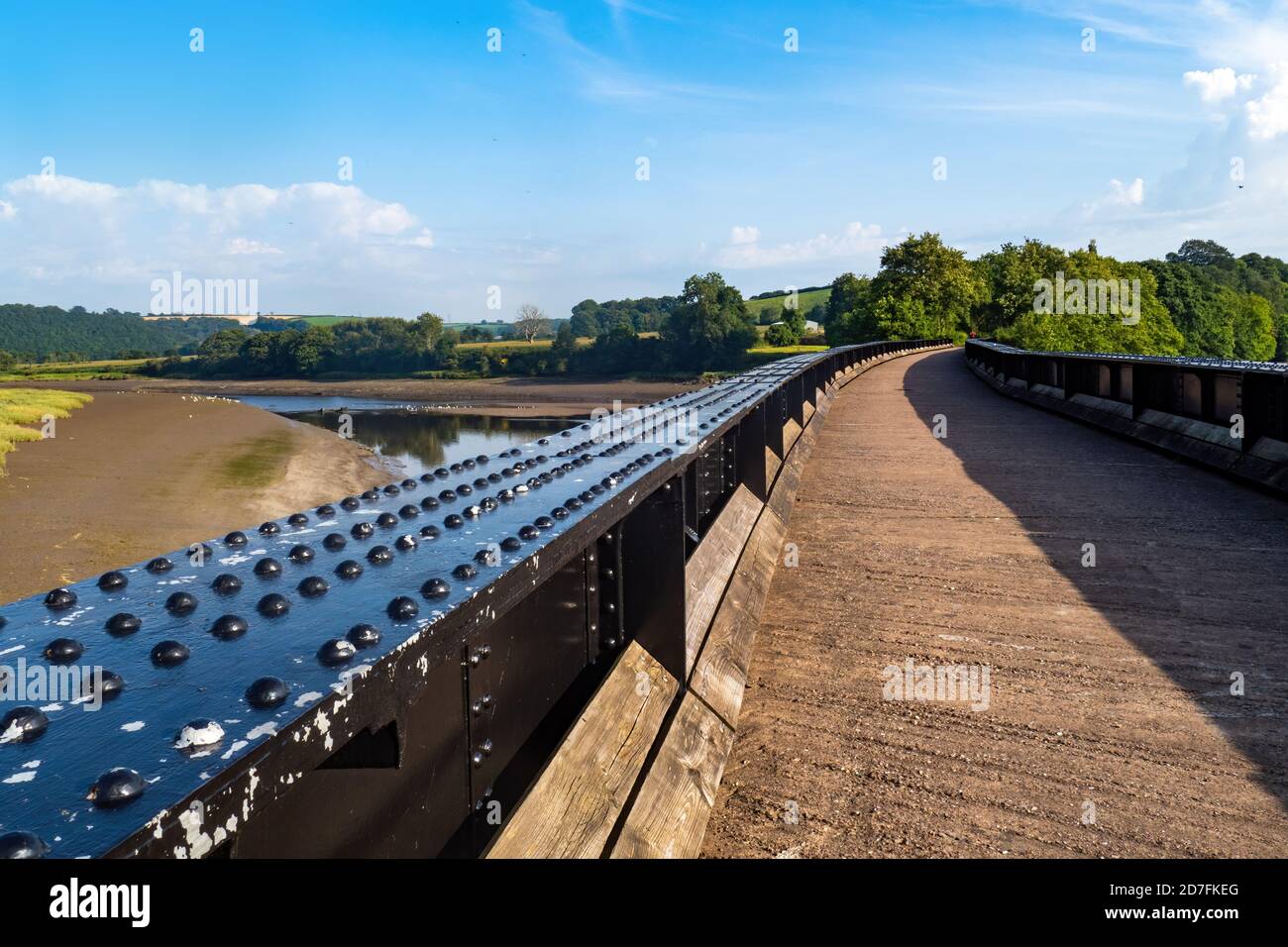 The Iron Bridge near BIdeford, North Devon, England Stock Photo - Alamy