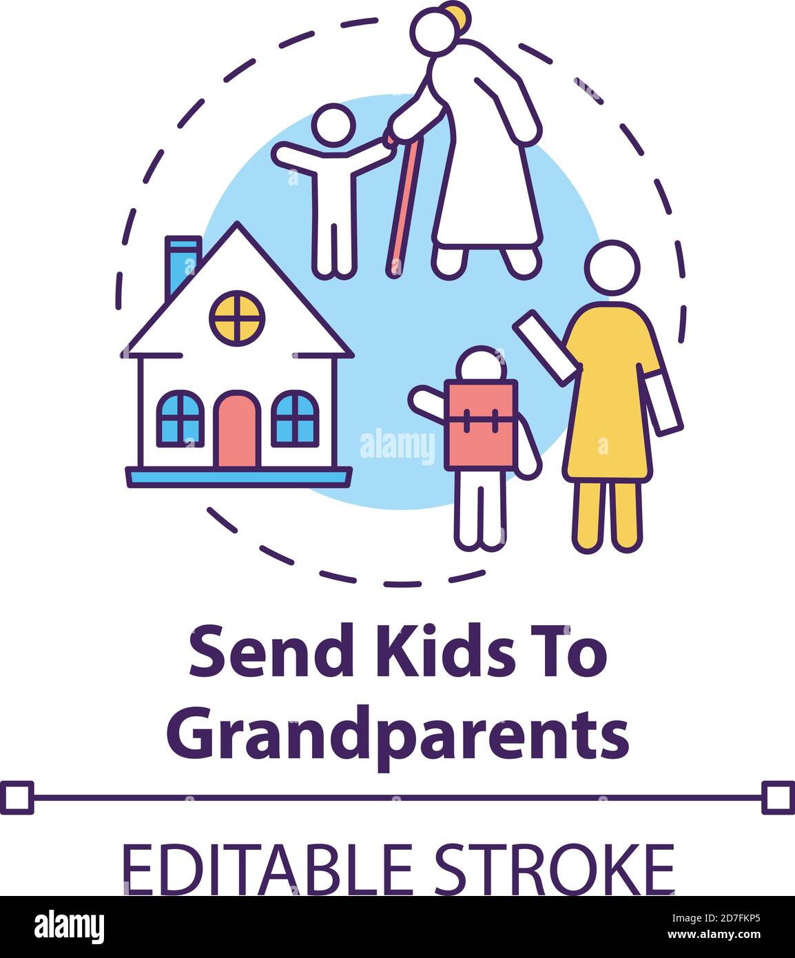 Family vacation grandparents Cut Out Stock Images & Pictures - Alamy