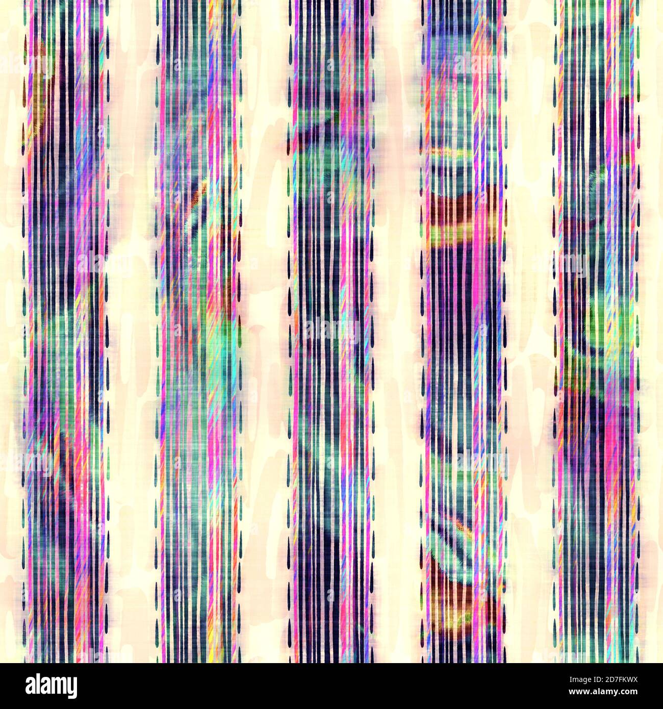 Blurry rainbow glitch artistic stripe texture background. Irregular ...