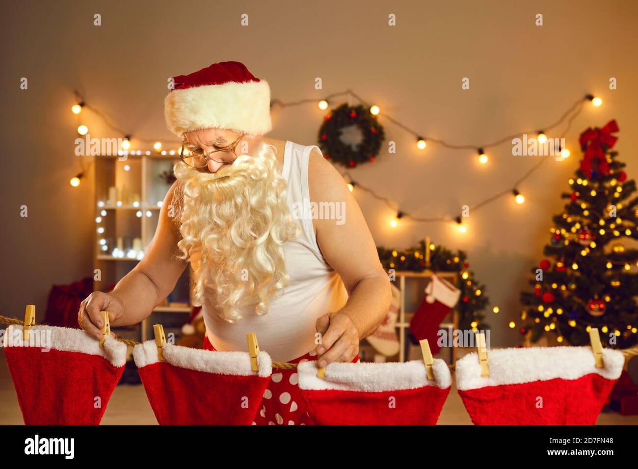 Christmas washing hi-res stock photography and images - Alamy
