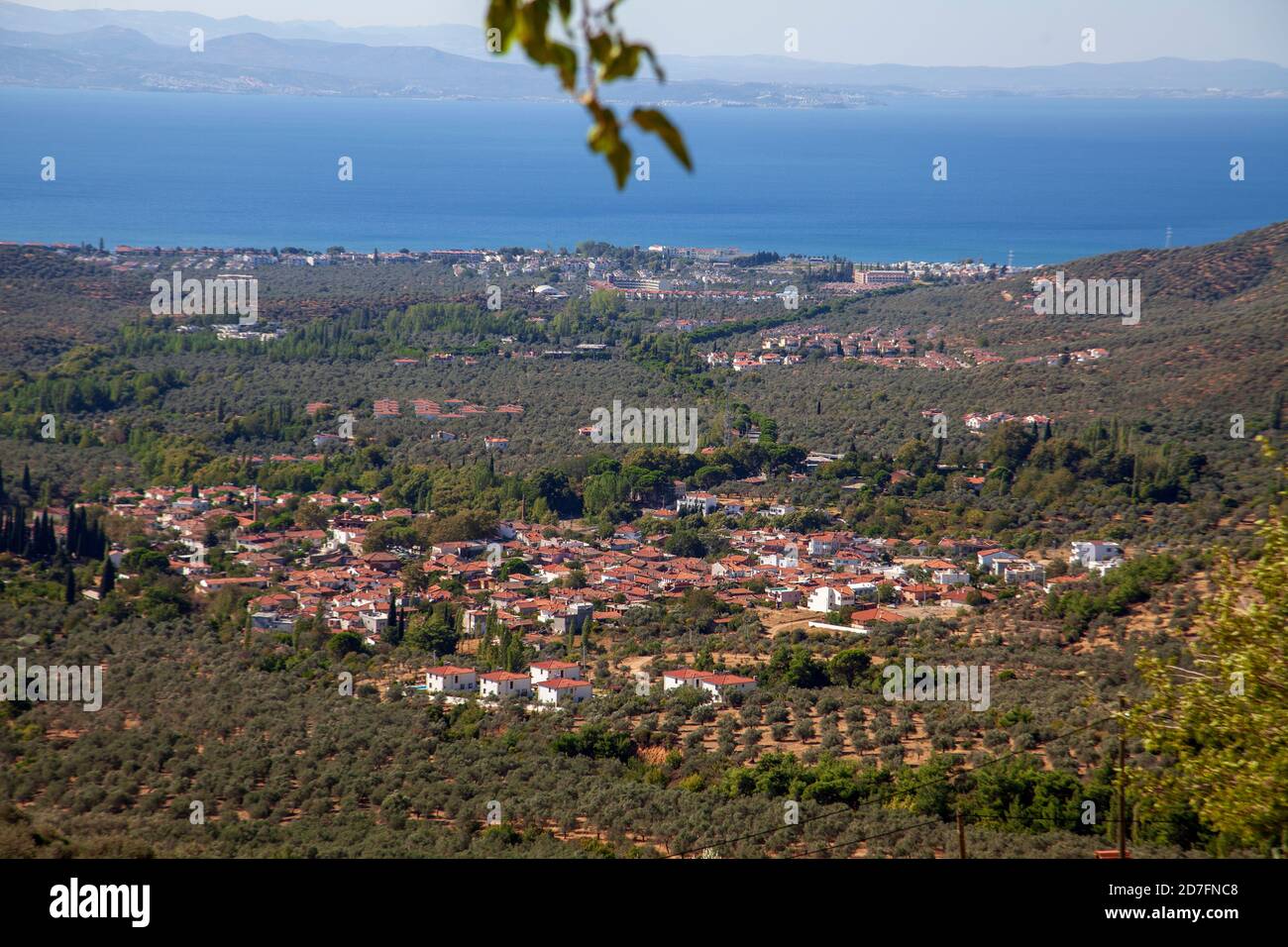 Wiev of Edrtemit bay from Kaz dagi( ida mountain), Balikesir,Turkey ...