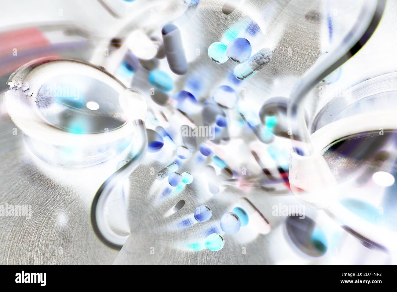 Abstract medication drug background invert multi colors Stock Photo - Alamy
