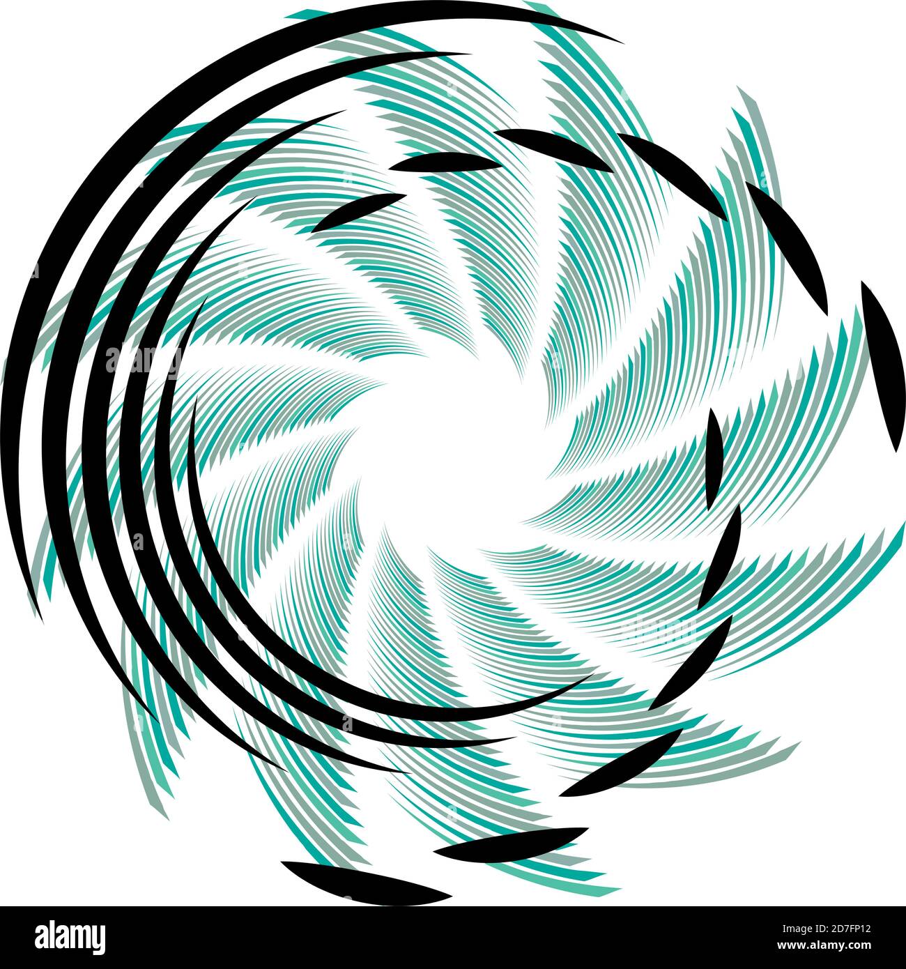 Overlaying abstract Spiral, Swirl, Twirl vector. Volute, helix ...