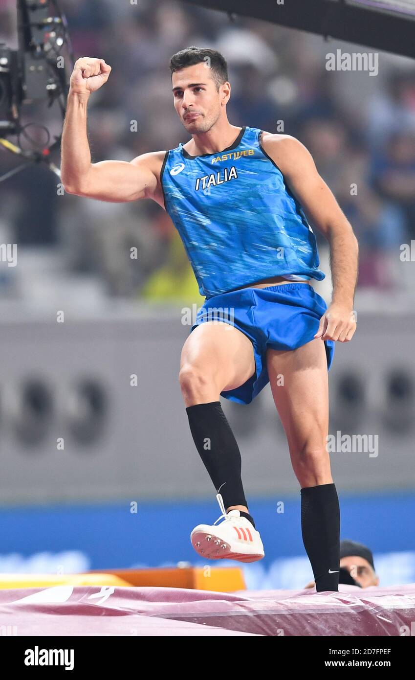 Claudio Stecchi (Italy). Pole Vault Men Silver Medal. IAAF World ...