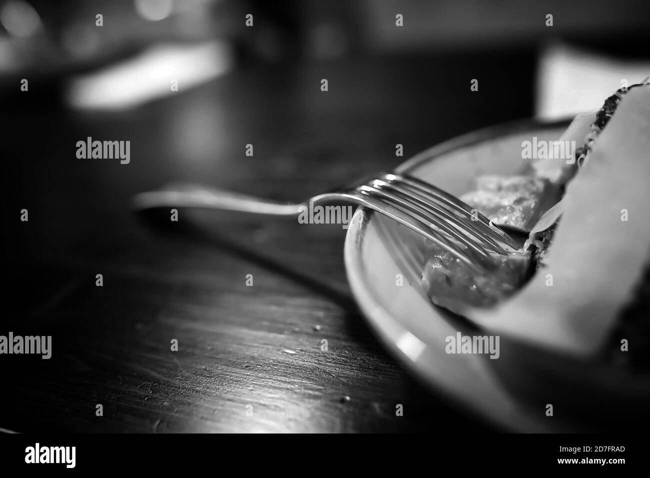 A table in a cafe objects Stock Photo - Alamy