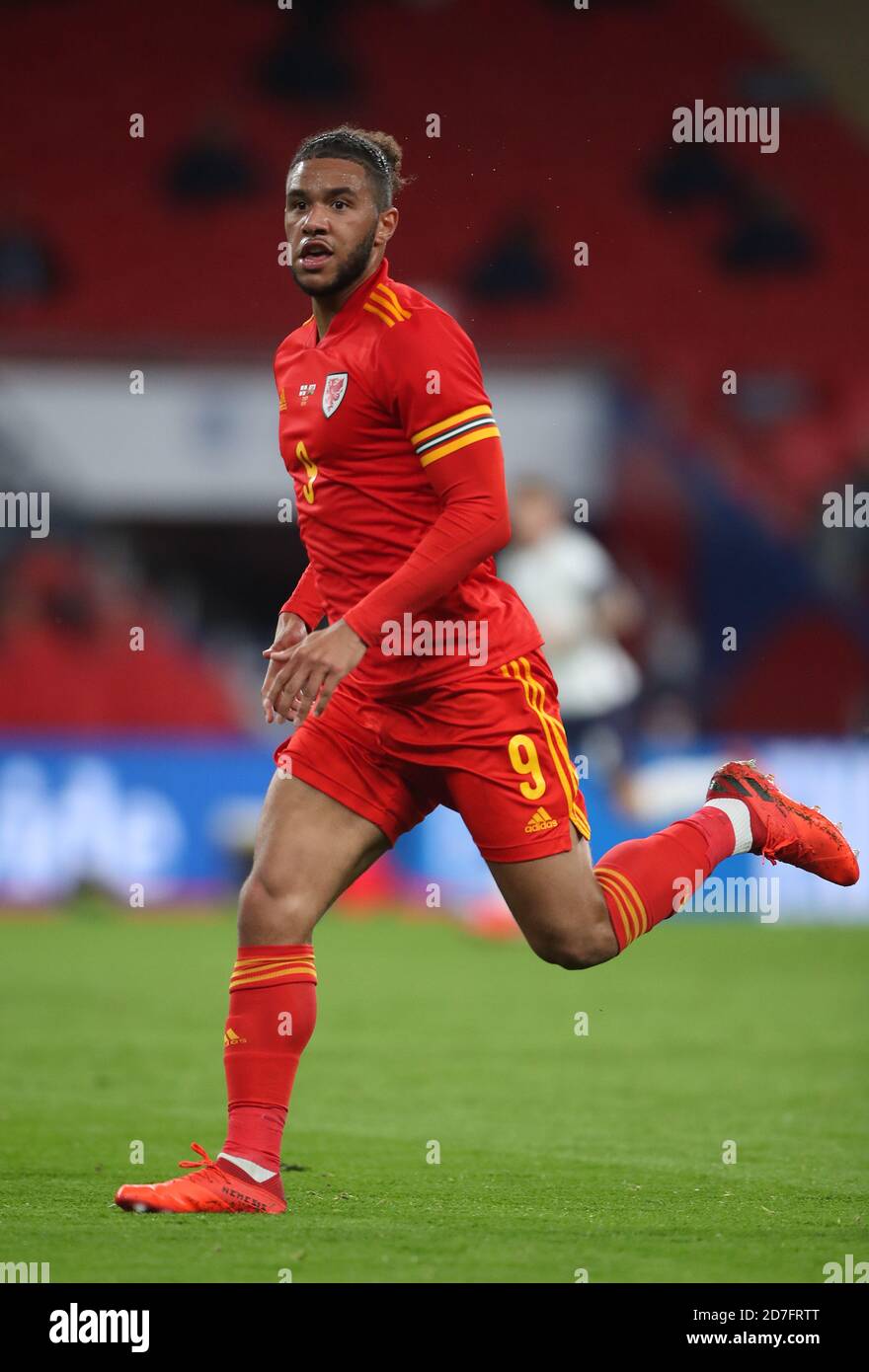 Wales' Tyler Roberts during the international friendly match at Wembley ...