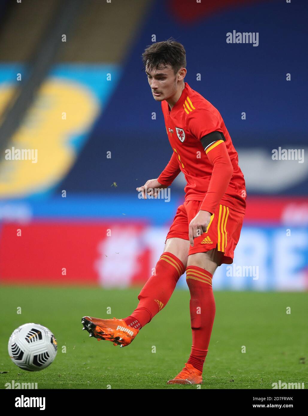 Wales' Dylan Levitt during the international friendly match at Wembley ...