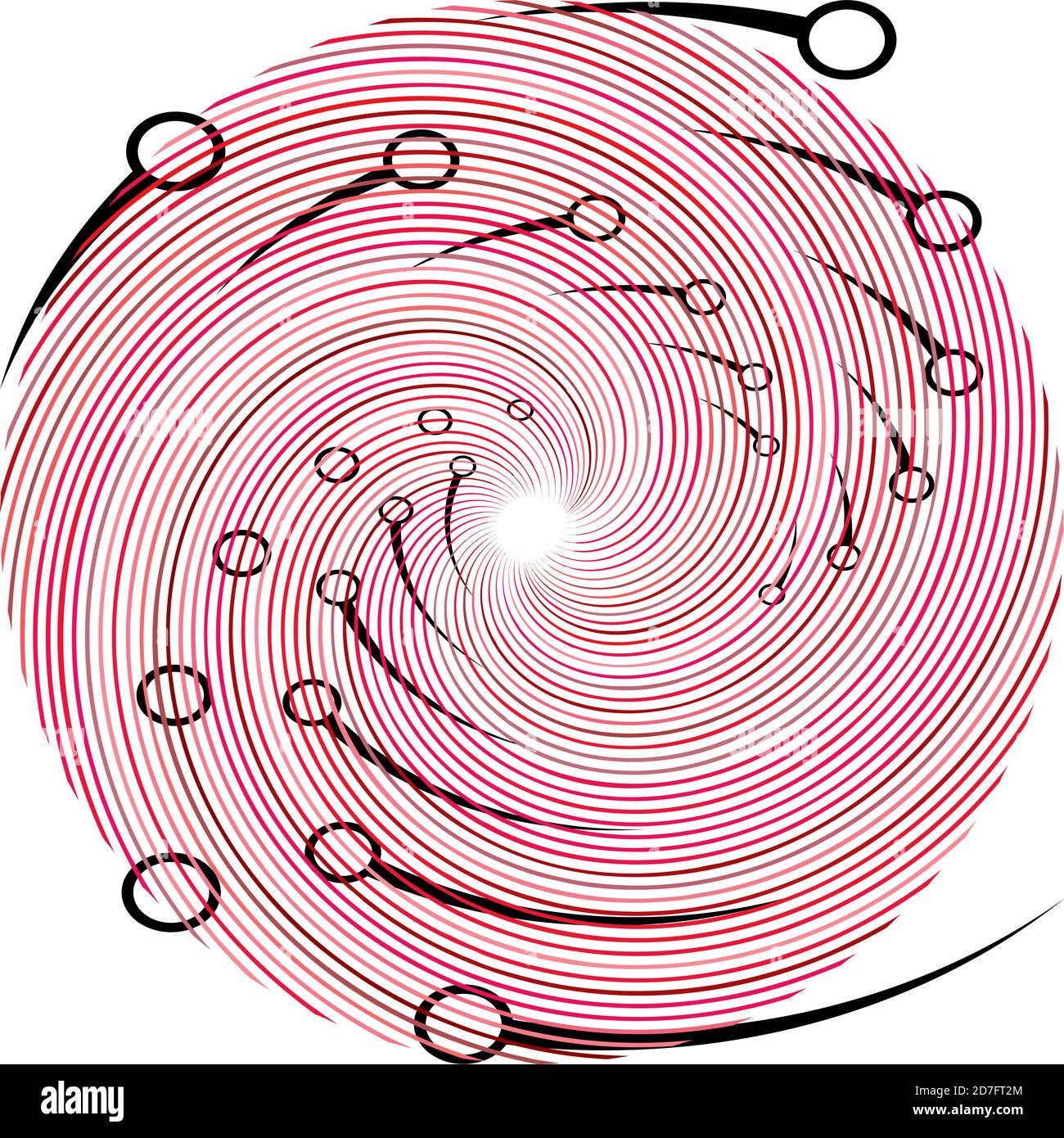 Overlaying abstract Spiral, Swirl, Twirl vector. Volute, helix ...
