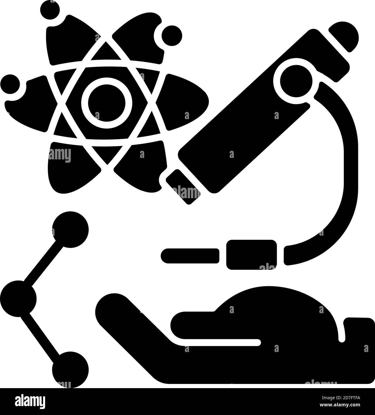 Science research black glyph Cut Out Stock Images & Pictures - Alamy