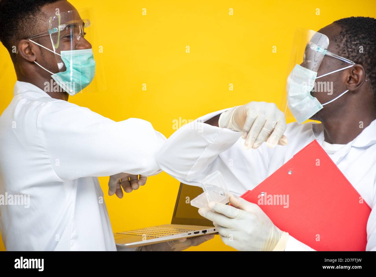 Two scientists wearing lab hi-res stock photography and images - Alamy