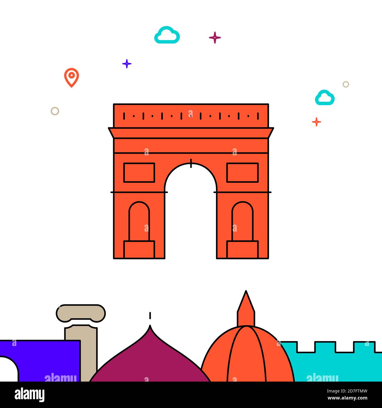 School paris Stock Vector Images - Alamy