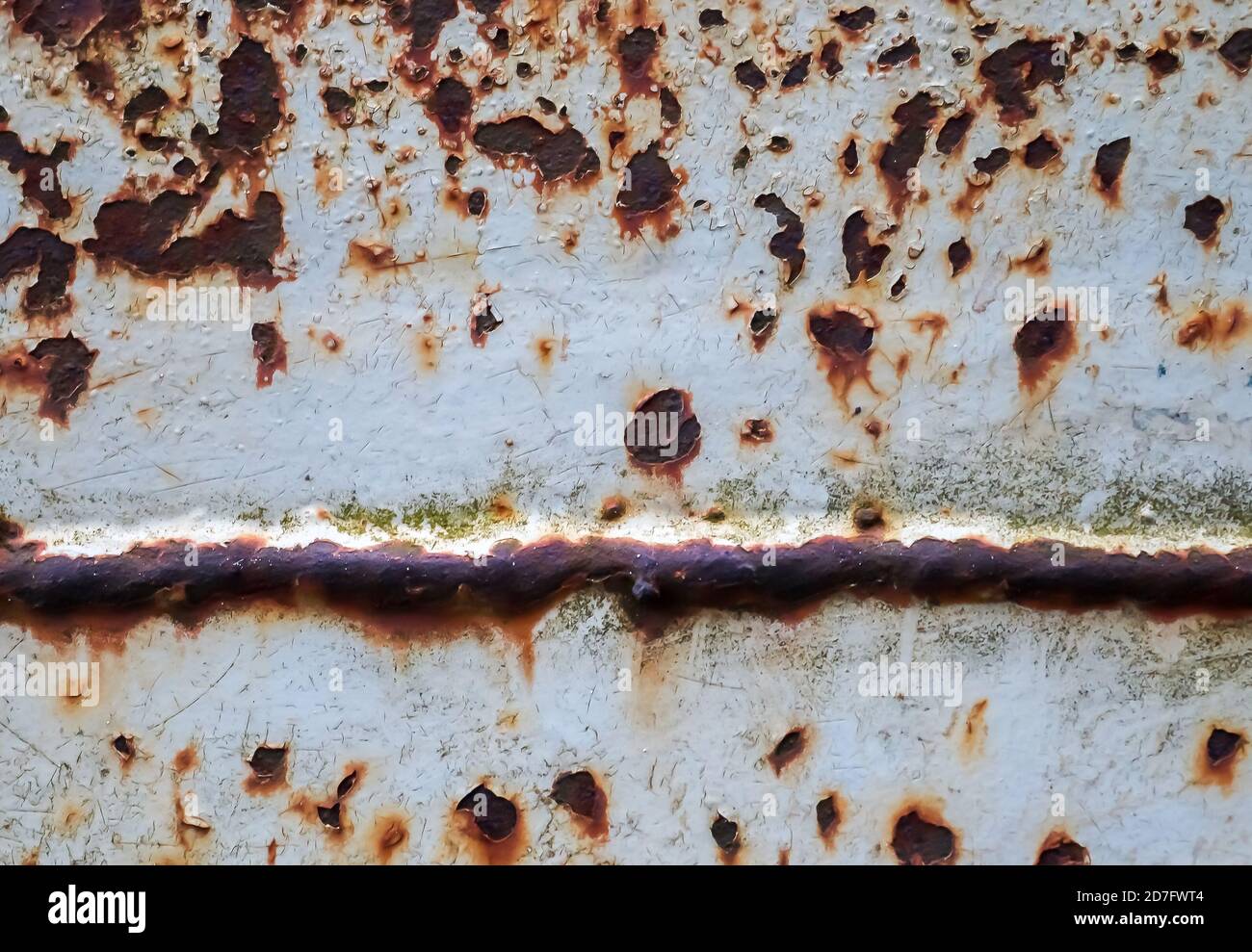 Detailed close up surface of rusty metal and steel with lots of ...