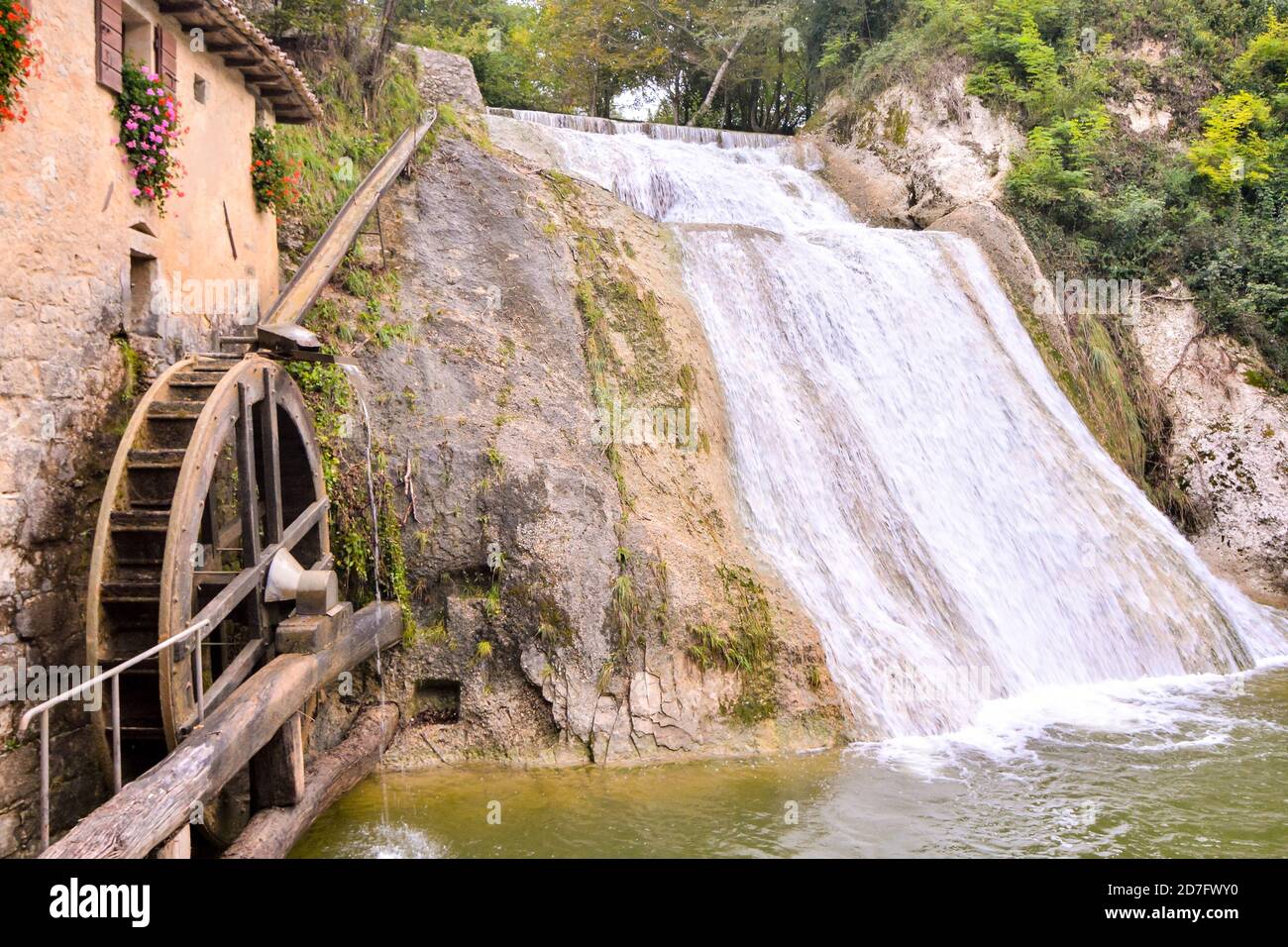 Water Splash Waterfall Stock Photo - Alamy