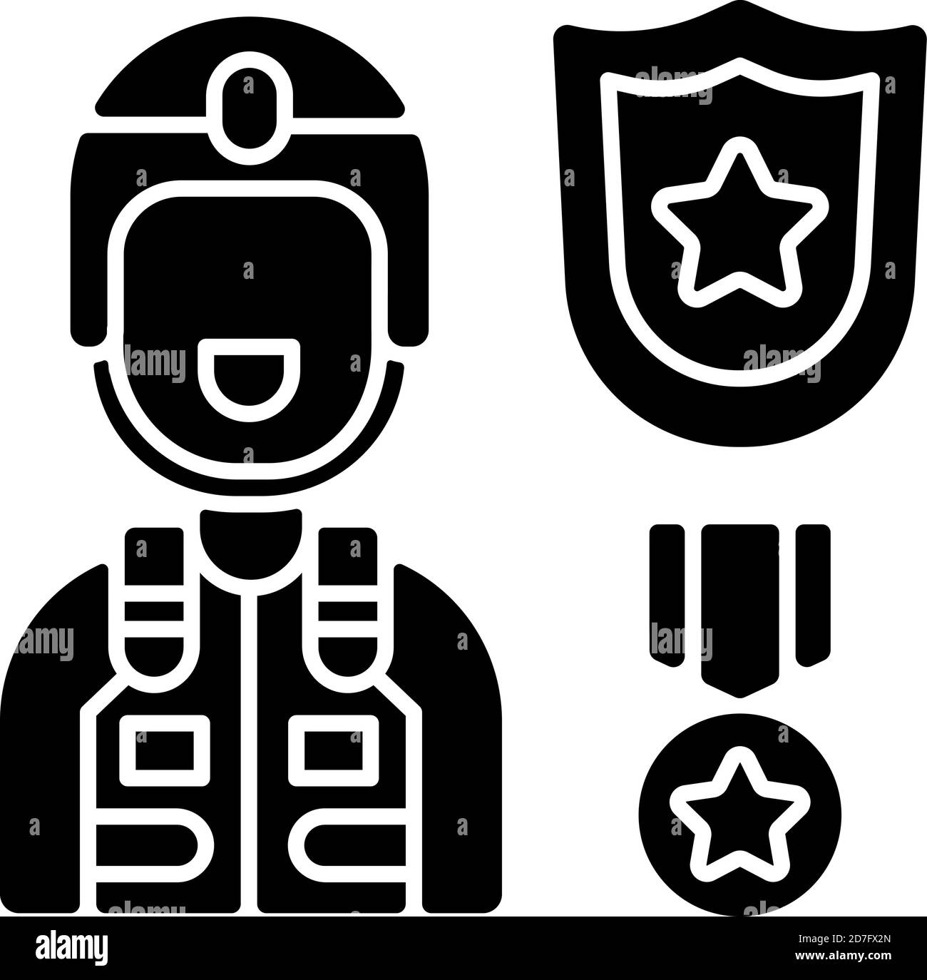 Defence industry black glyph icon Stock Vector Image & Art - Alamy