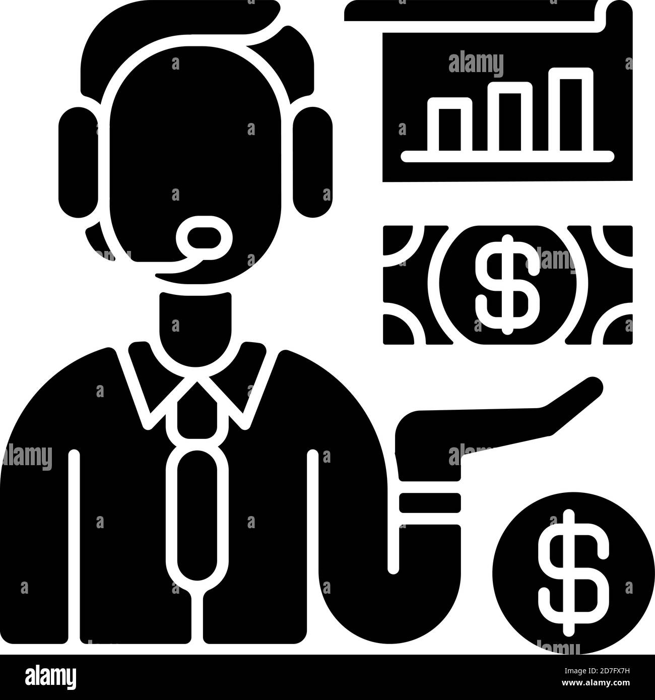 Financial activities black glyph icon Stock Vector Image & Art - Alamy