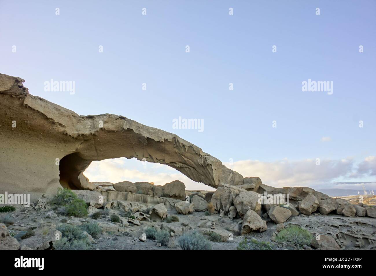 Natural Arch in the Desert Stock Photo - Alamy