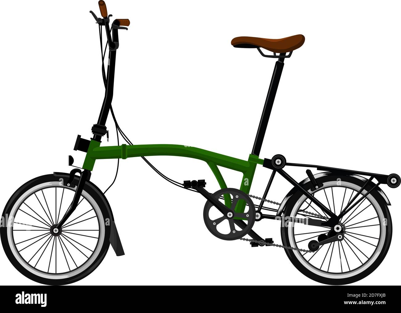 Modern Folding bike design vector Stock Vector Image & Art - Alamy
