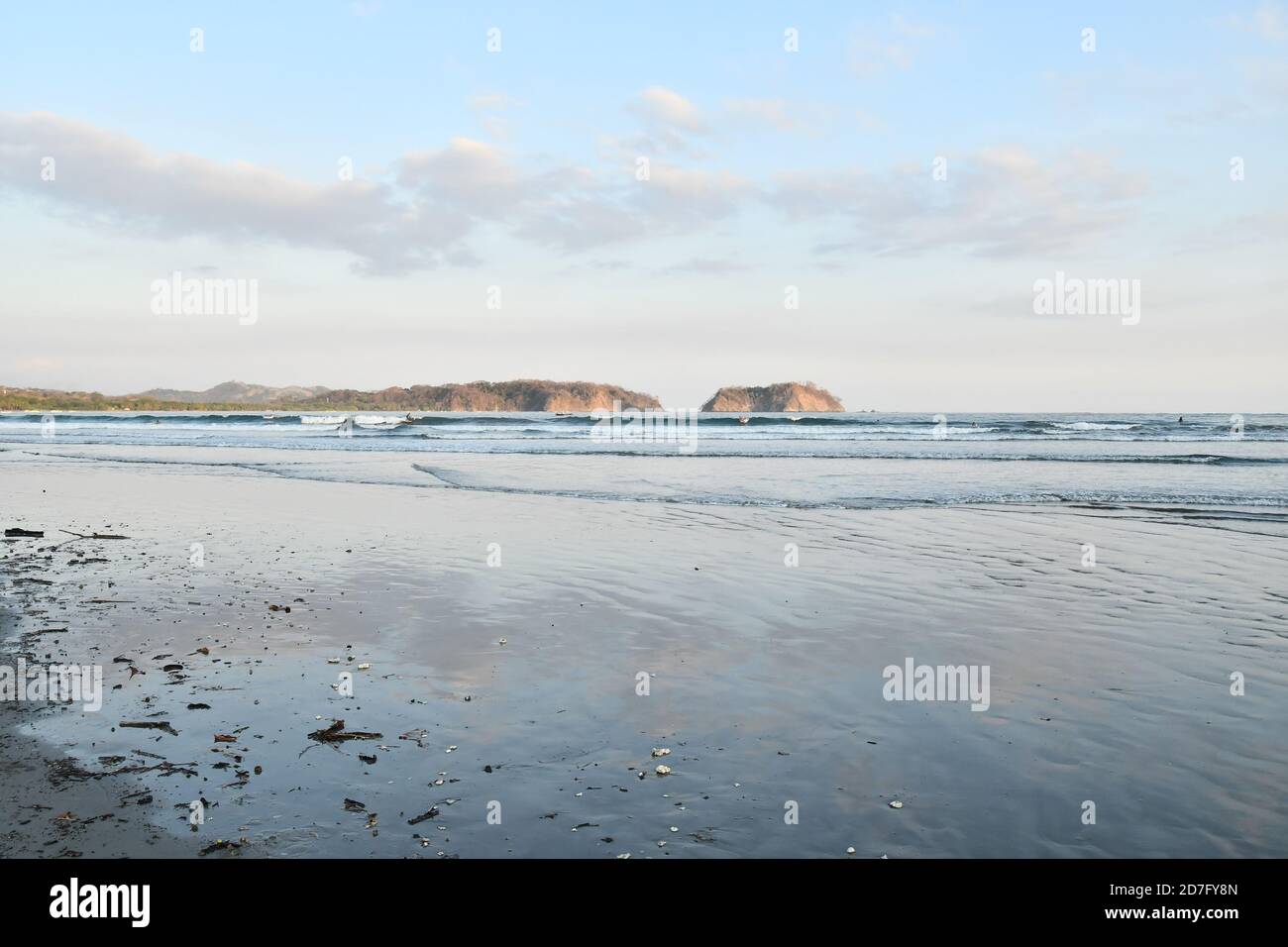 ice on lake, photo as a background , taken in Samara, Nicoya, Costa ...