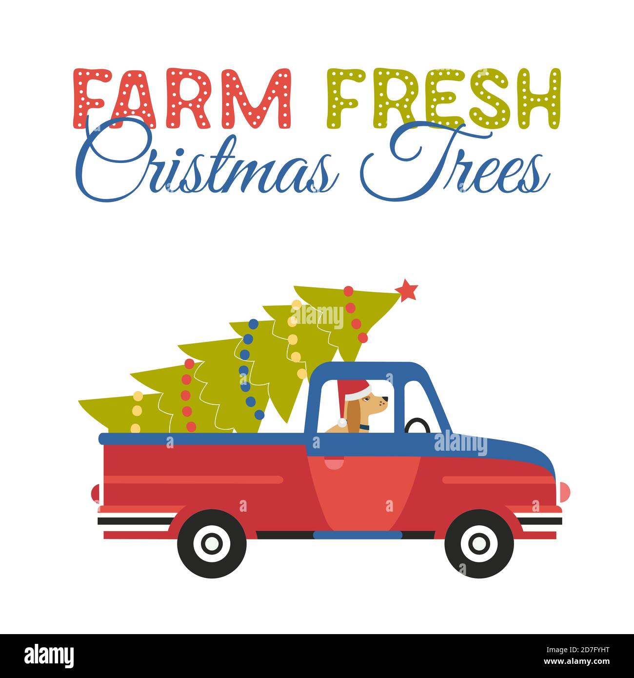 Vintage letters to santa Stock Vector Images - Alamy