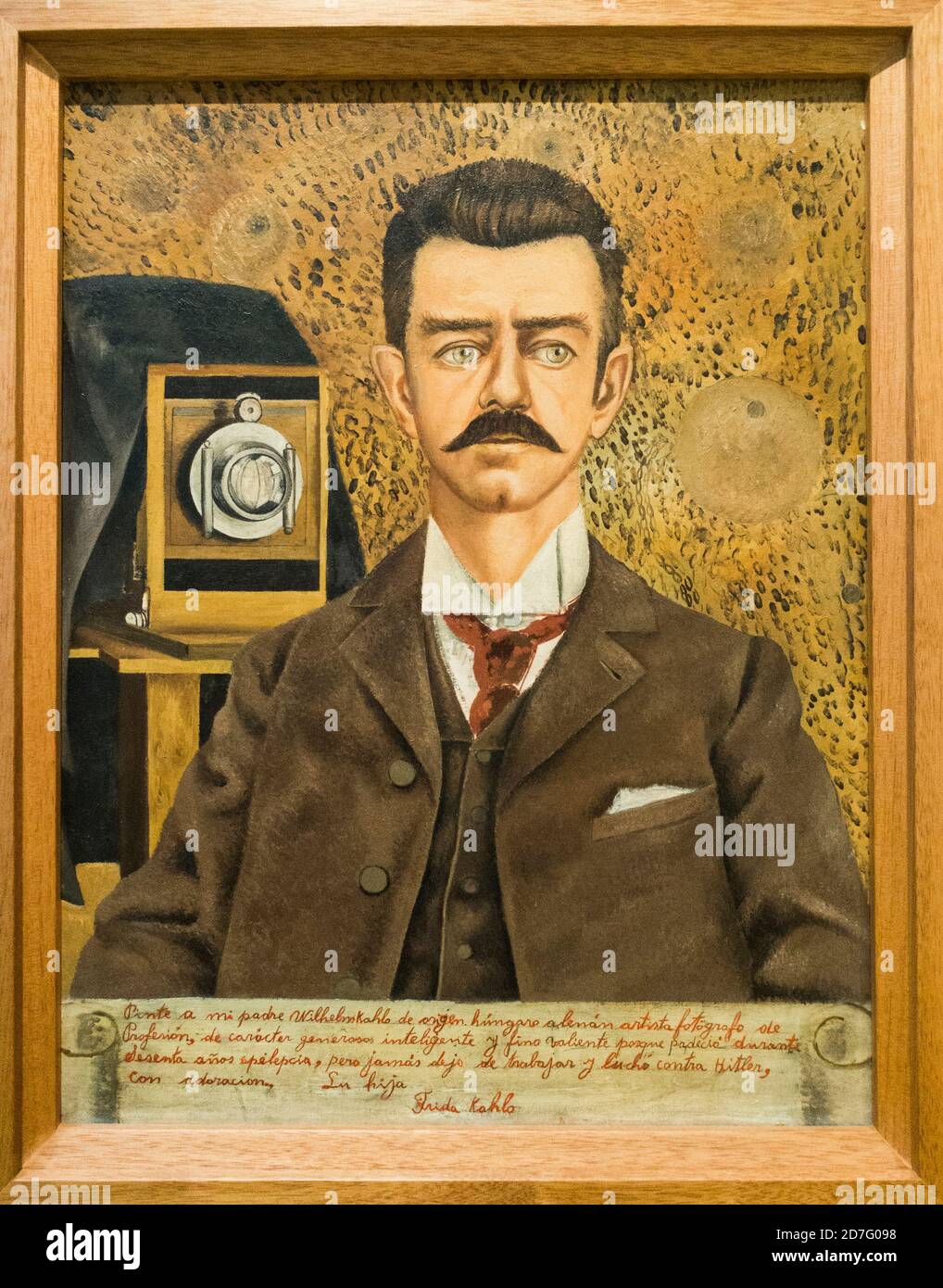 Portrait of my Father by Frida Kahlo in the Casa Azul (Blue House ...