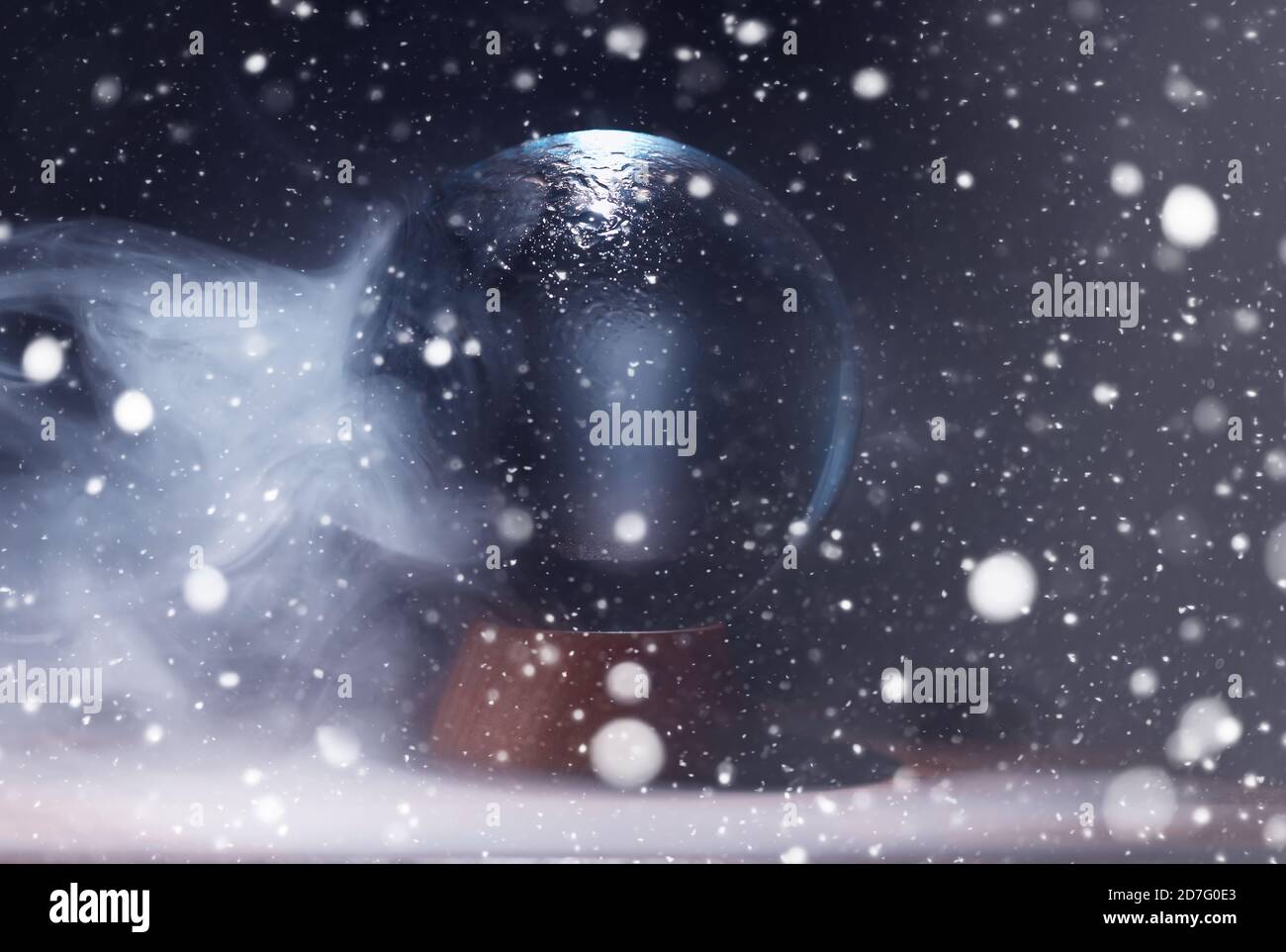 Crystal ball predict the fate. Guessing for the future Stock Photo - Alamy