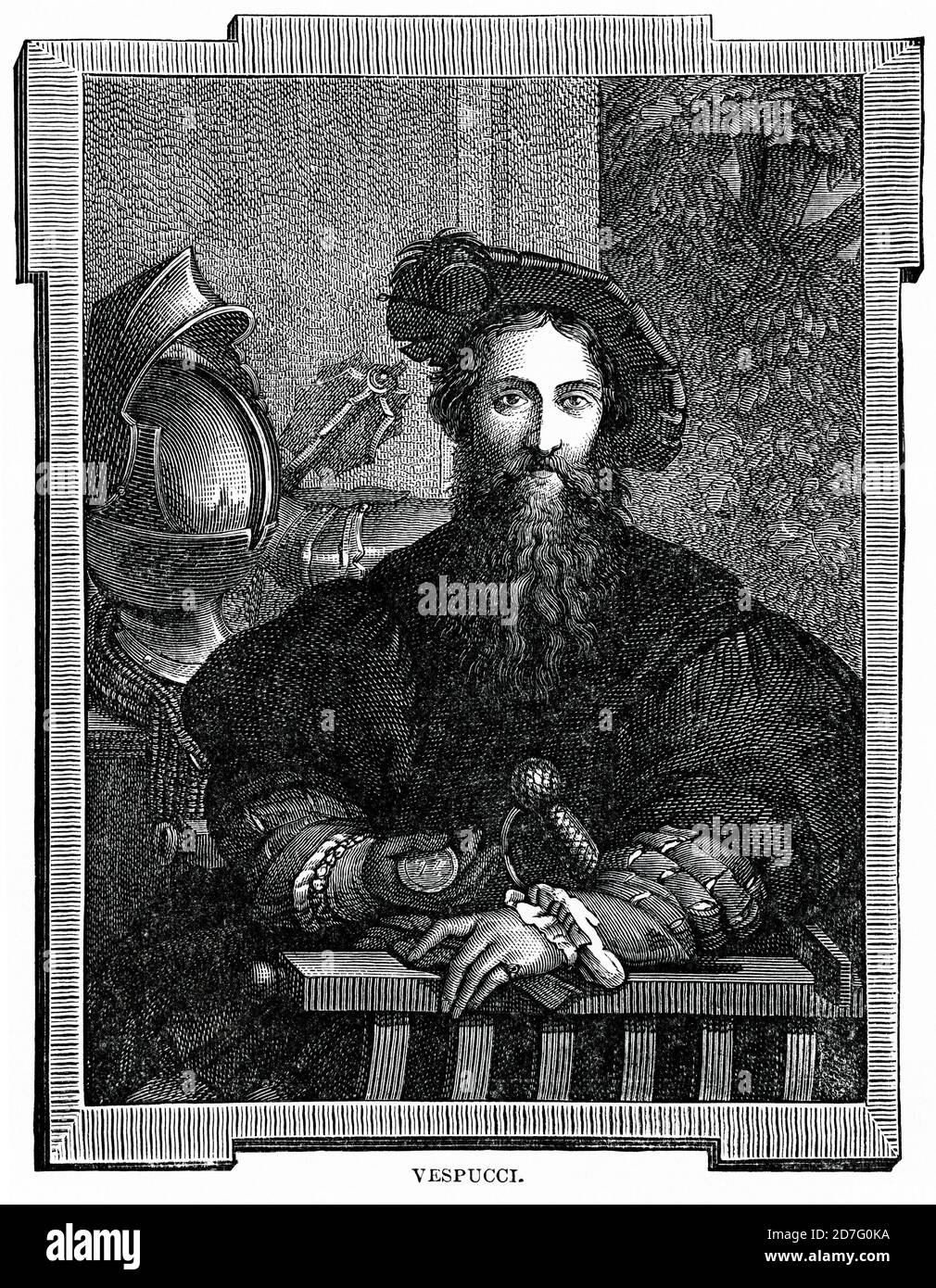 Amerigo vespucci map hi-res stock photography and images - Alamy