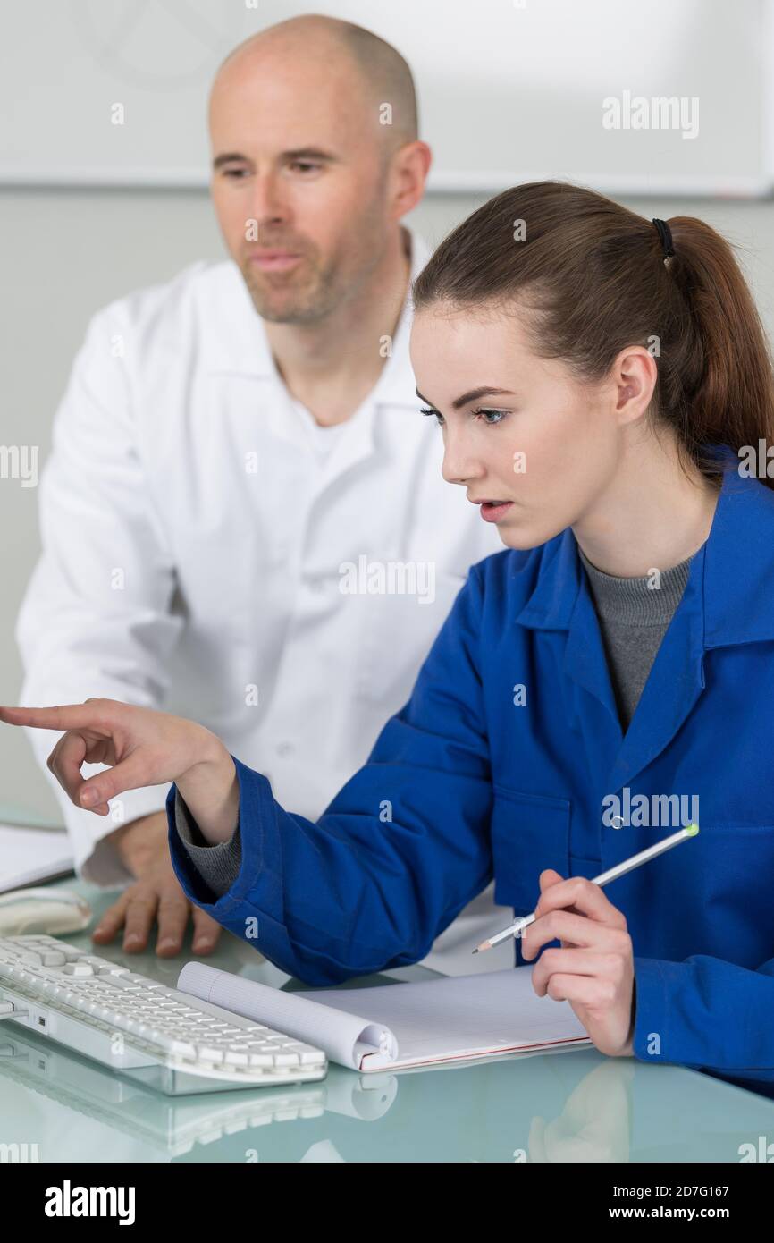 young woman in a robotics laboratory Stock Photo - Alamy