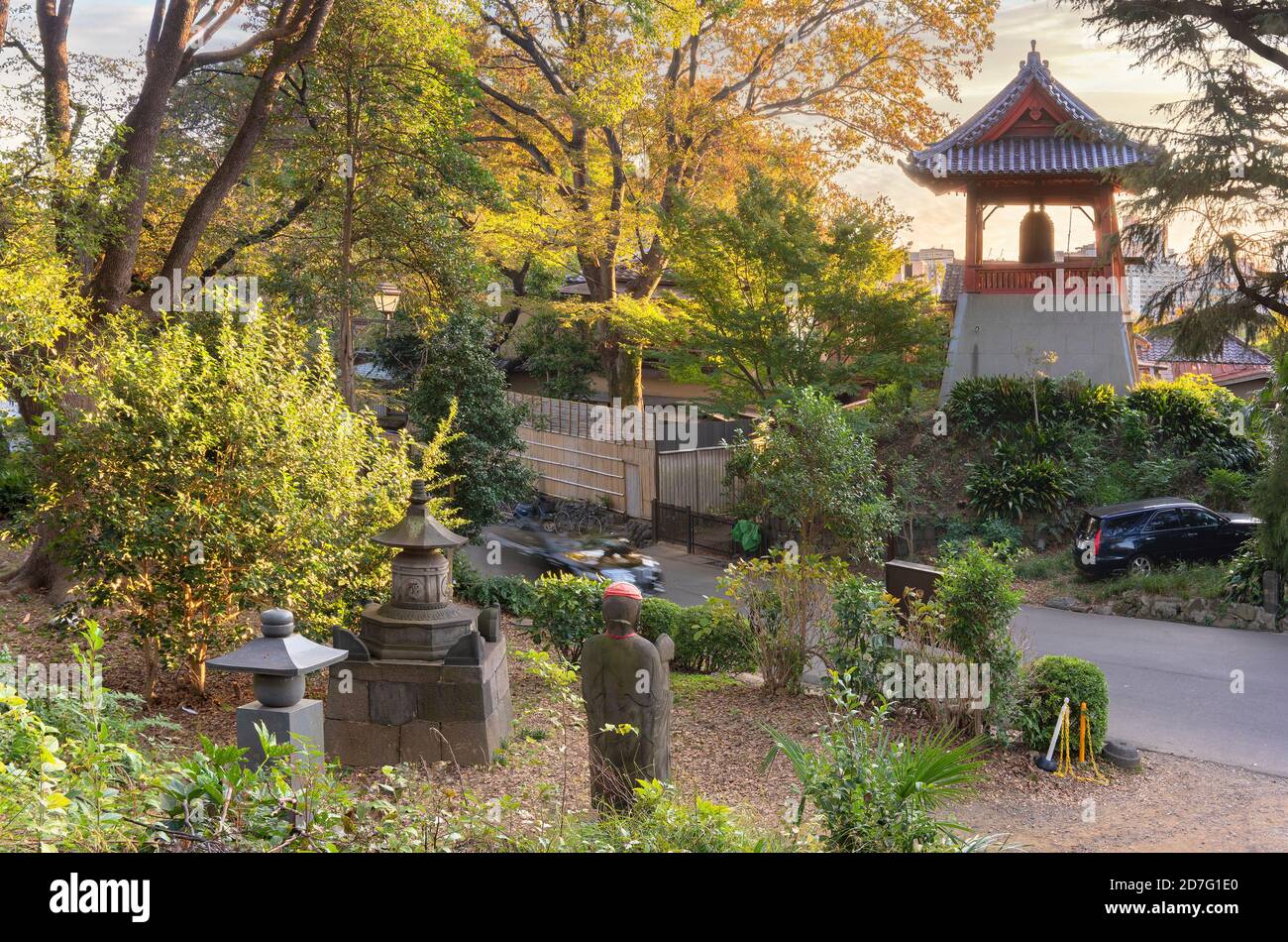 tokyo, japan - october 11 2020: Japanese Shōrō bell known as Time Bell ...