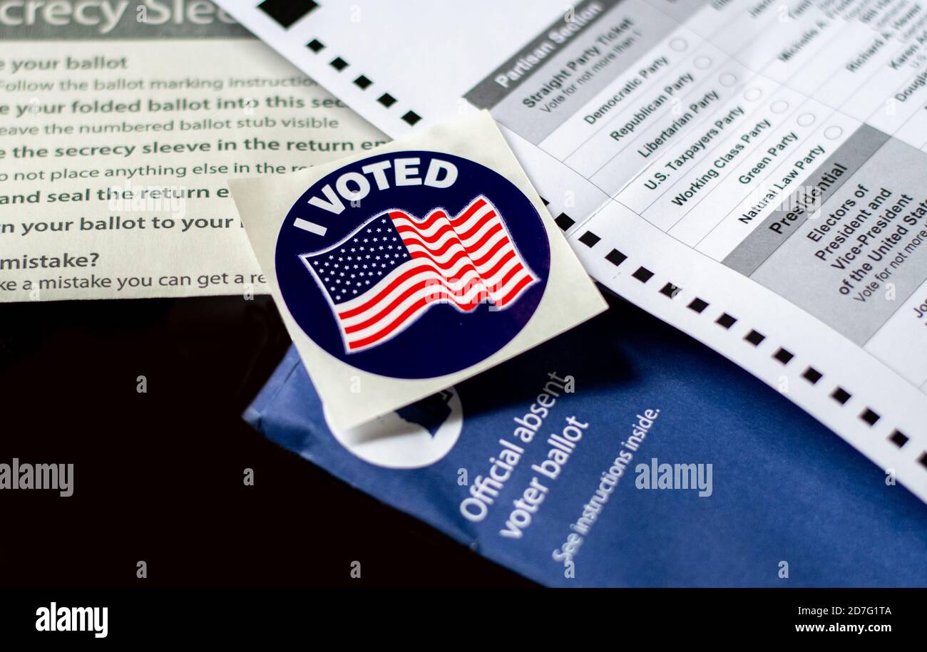 Count absentee ballots hi-res stock photography and images - Alamy