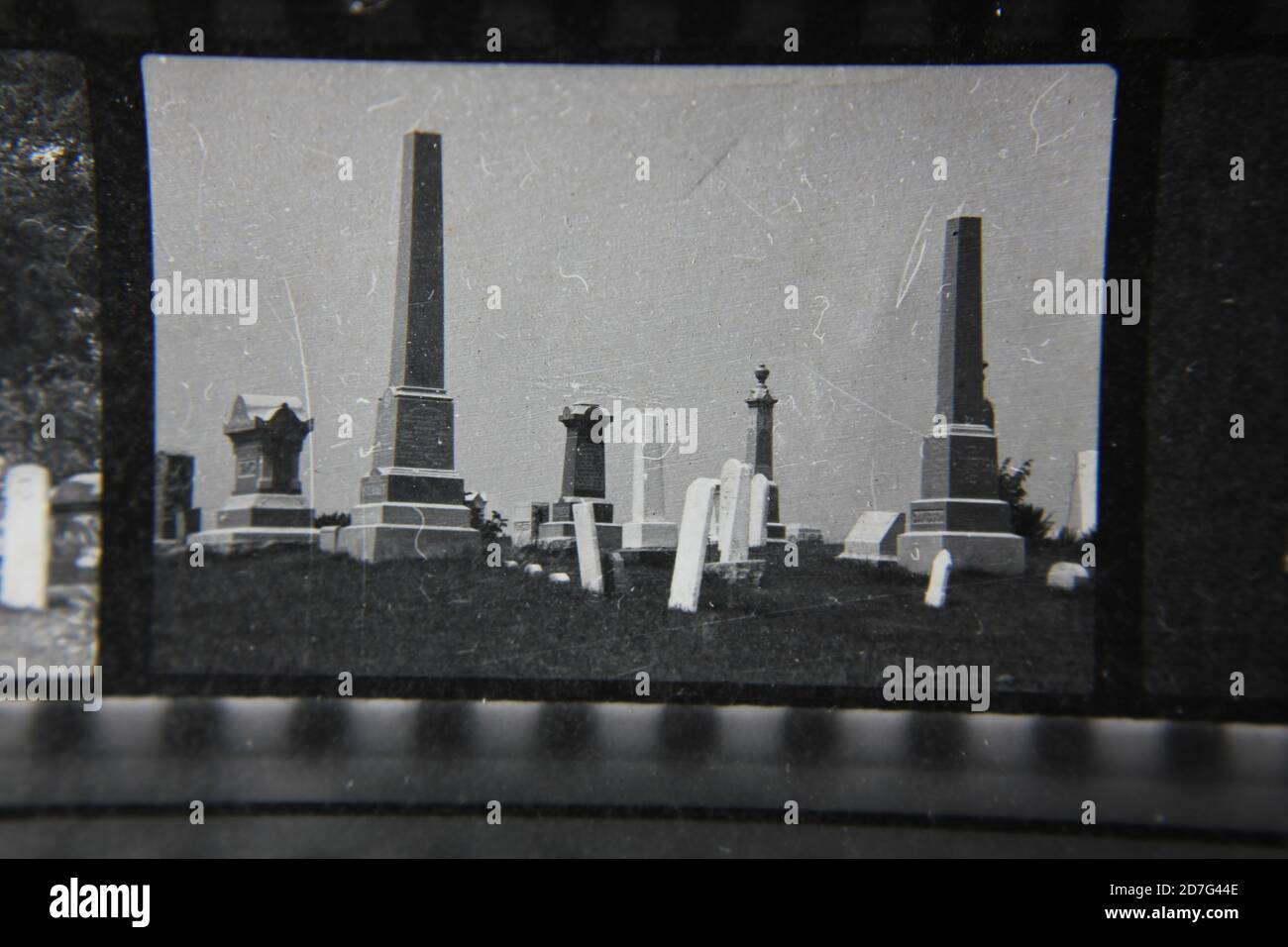 Fine 1970s black and white photography of a cemetery full of ...