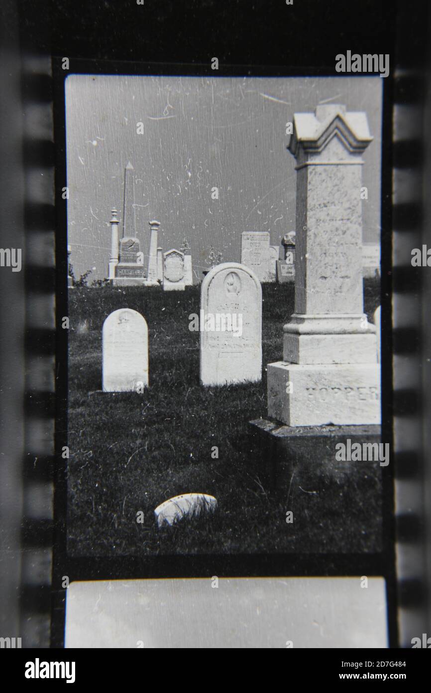 Fine 1970s black and white photography of a cemetery full of ...