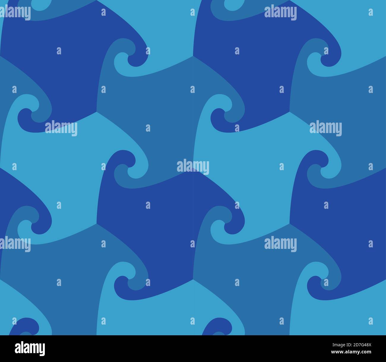 Geometric Seamless Pattern Mosaic Of Abstract Shapes Vector