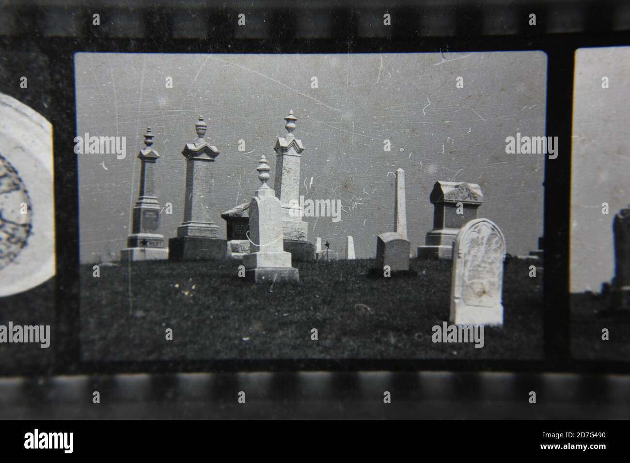 Fine 1970s black and white photography of a cemetery full of ...