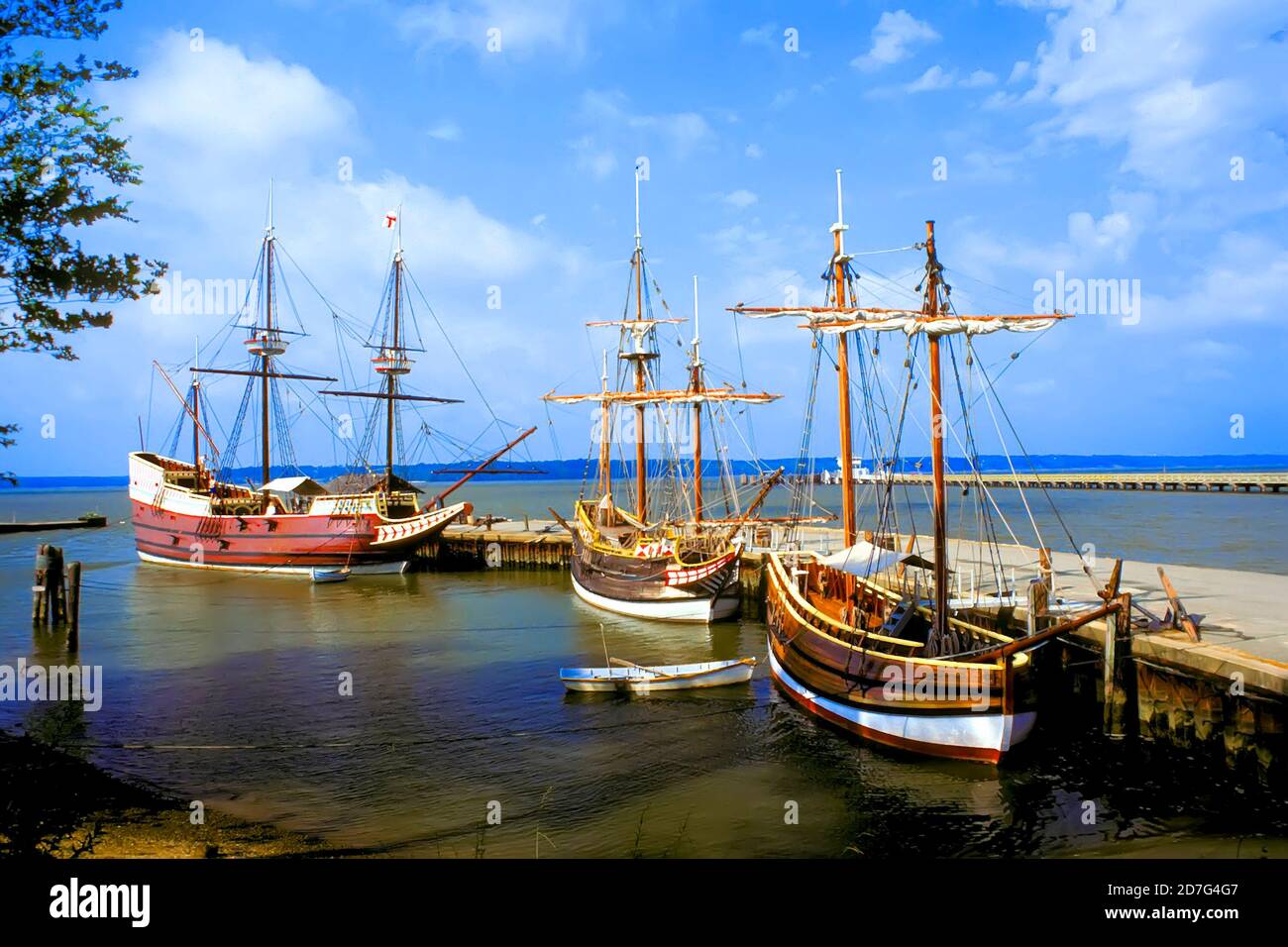 Godspeed, Discovery, & Susan Constance ships - Jamestown, Virginia ...