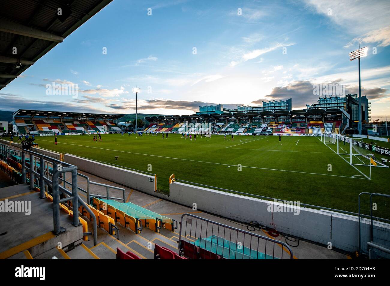 Dublin, Ireland. 22nd Oct, 2020. General view of Tallaght Stadium ...