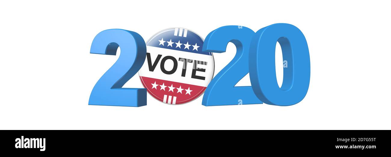 2020 presidential election political campaign banner Cut Out Stock ...